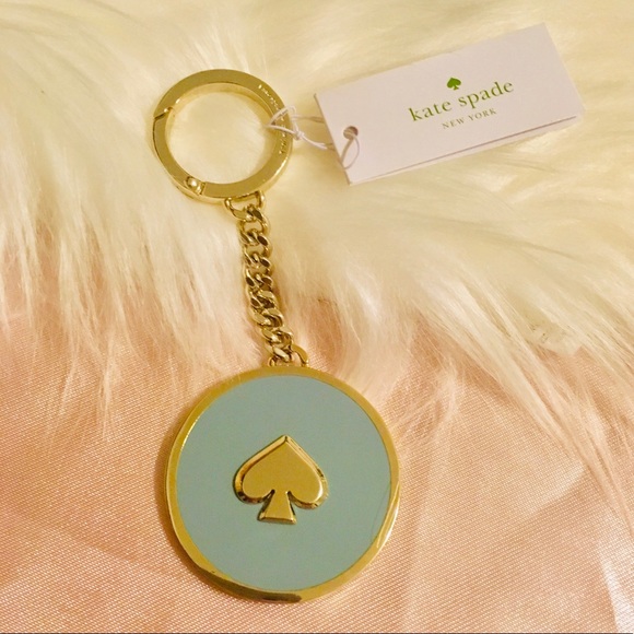 kate spade | Accessories | Kate Spade Seasidegold Enamel Spade Key Fobs ...